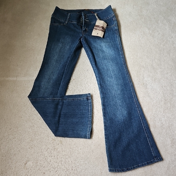 Highway Jeans | Jeans | Highway Jeans Blue Flare Wide Leg Denim | Poshmark